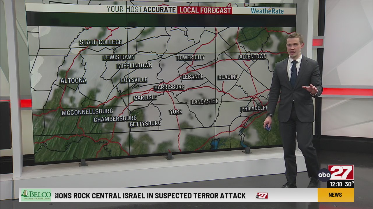 Jackson’s Friday Midday Forecast – ABC27