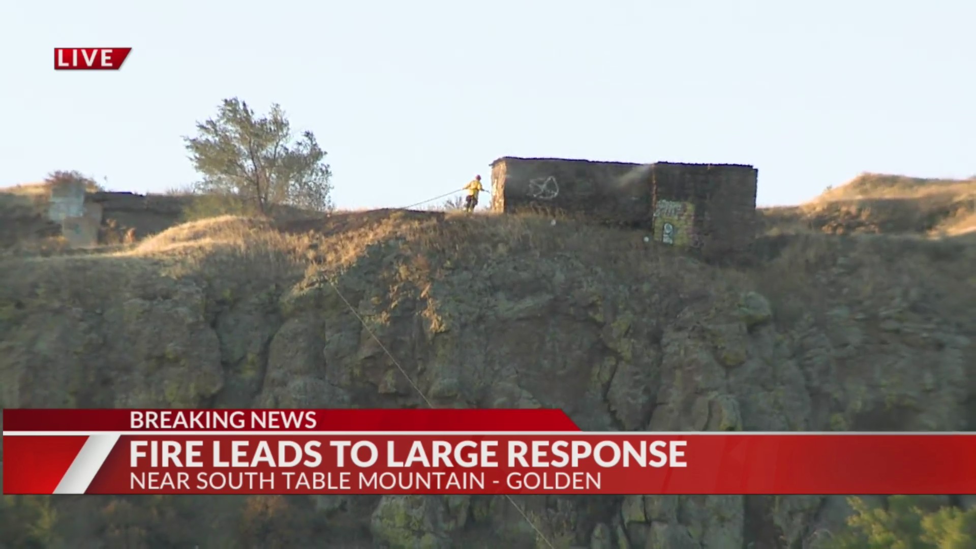 Crews respond to fire on South Table Mountain in Golden – FOX31 Denver