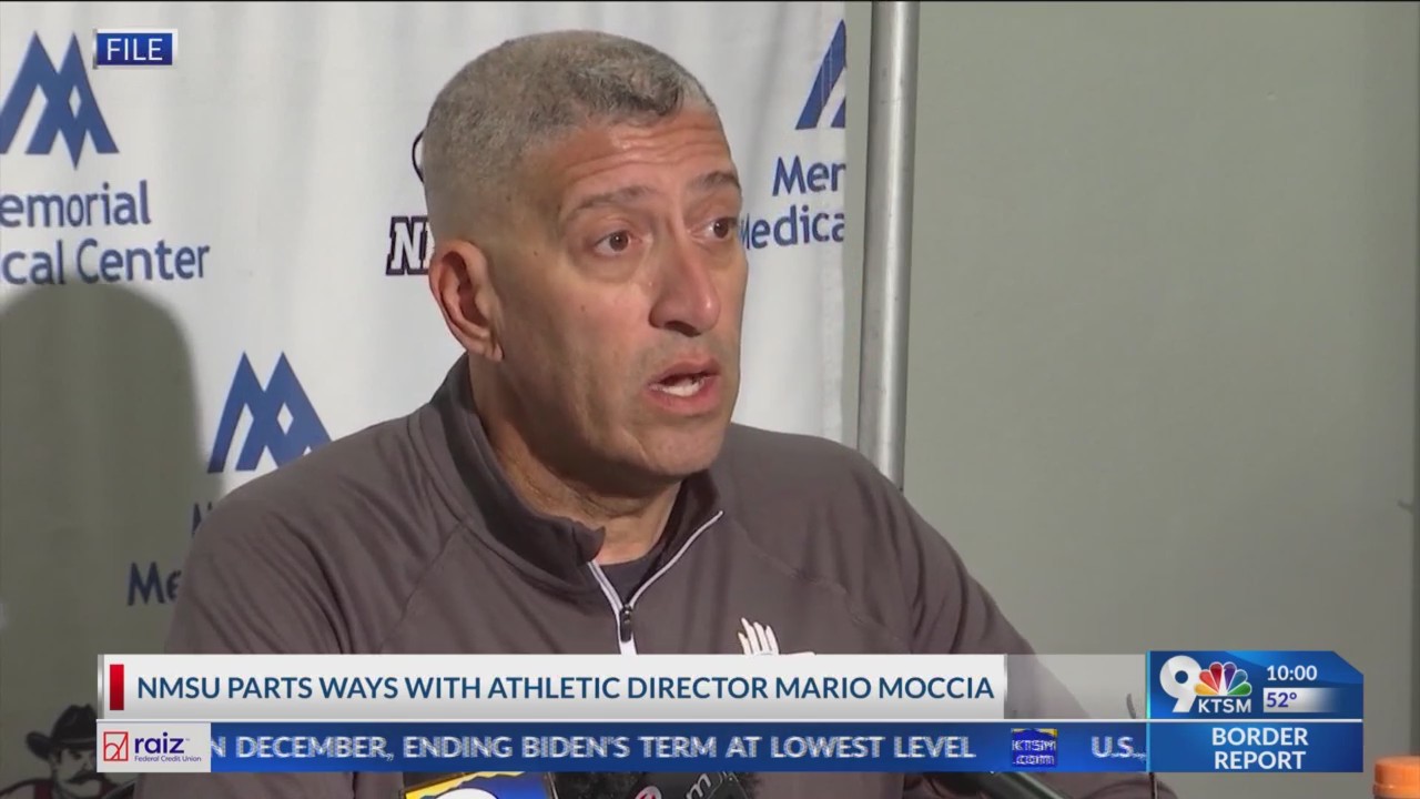 NMSU parts ways with Athletic Director Mario Moccia – KTSM 9 News