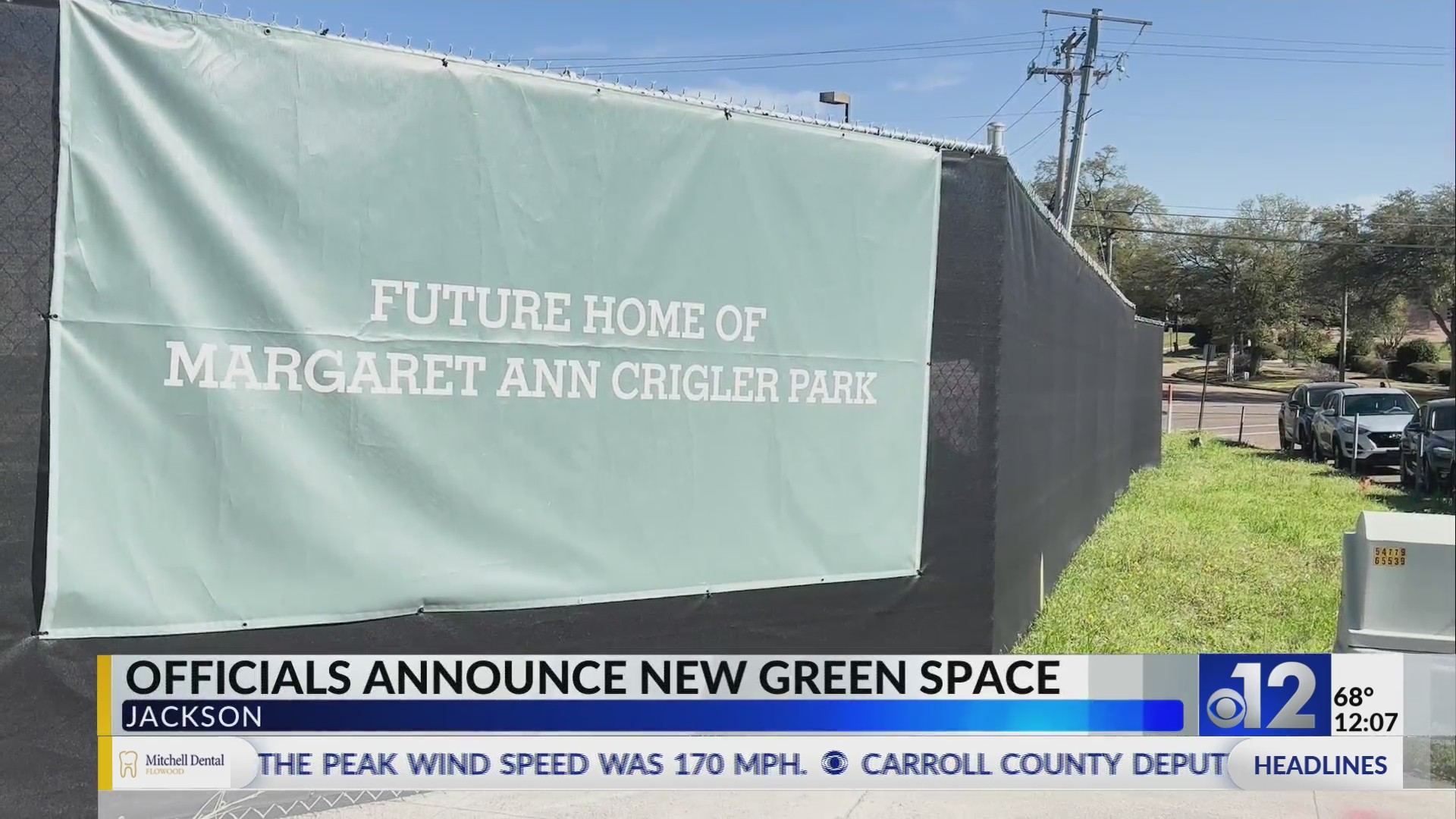 $1M grant awarded to support Margaret Ann Crigler Park in Jackson – WJTV