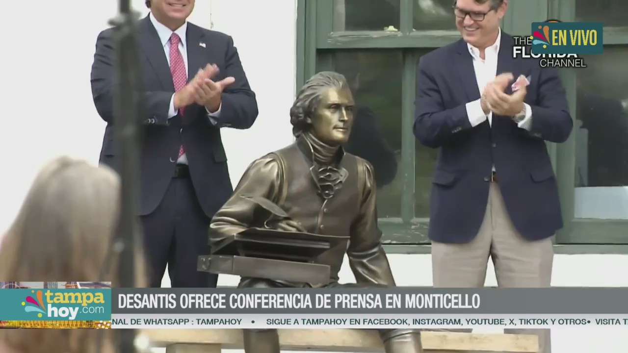 Florida devela nueva escultura de Thomas Edison en Monticello – WFLA