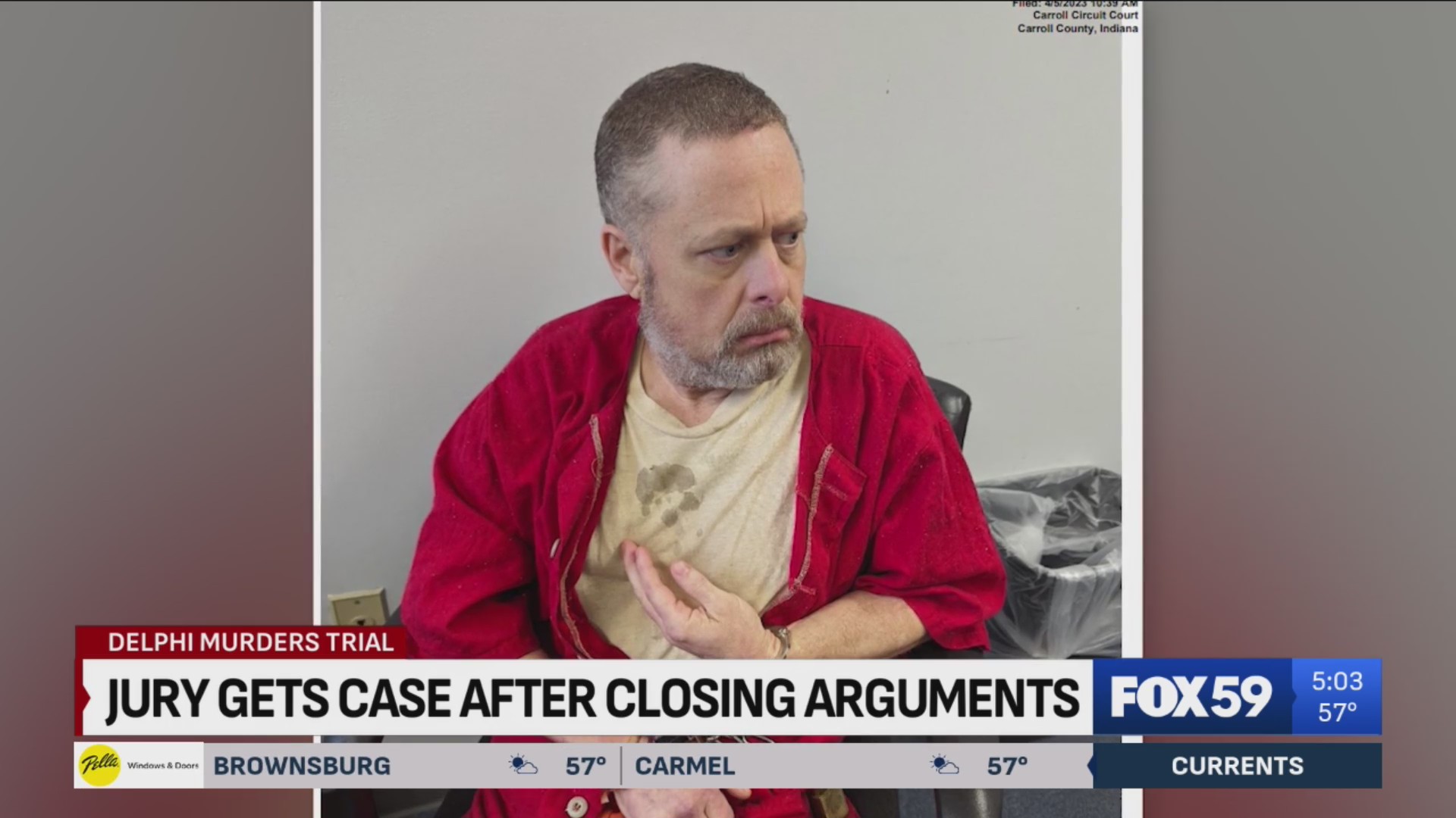 Jury gets case after closing arguments in Delphi murders trial – WANE 15 Jury gets case after closing arguments in Delphi murders trial – WANE 15