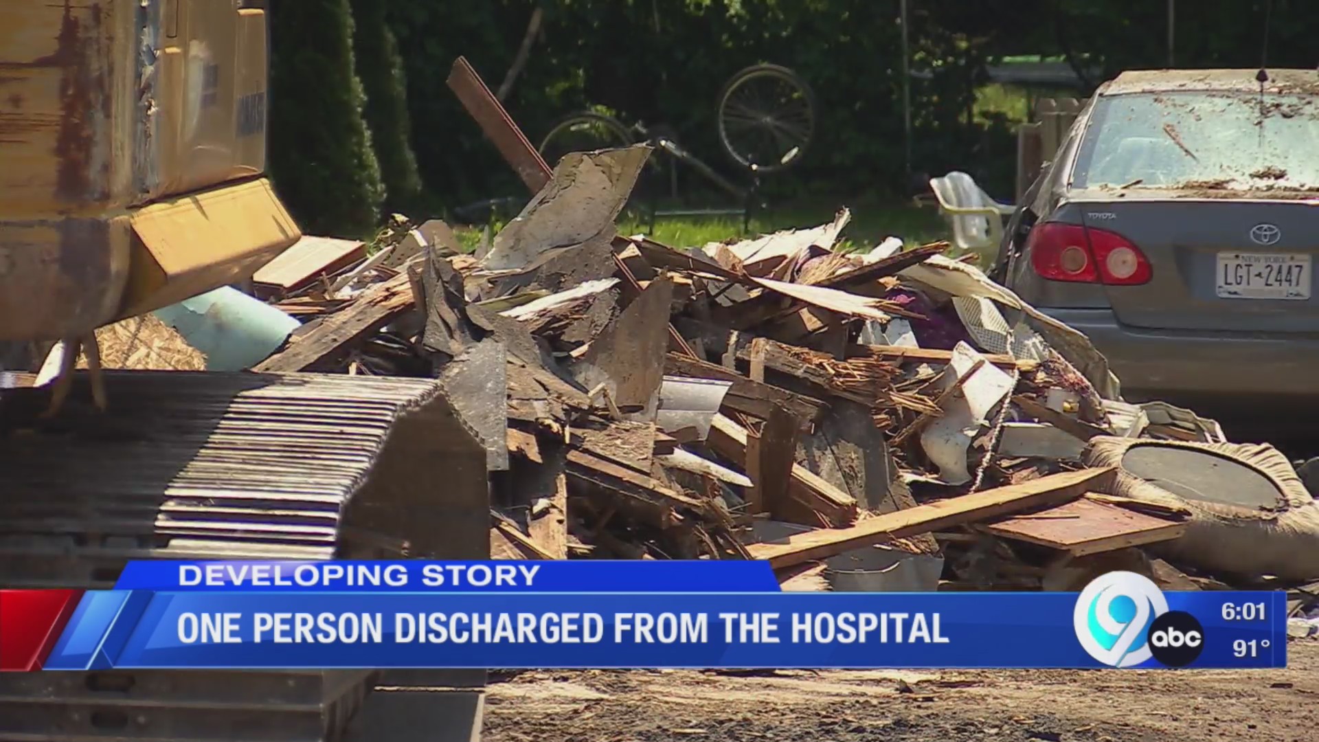 One person discharged from hospital following house collapse on Carbon ...