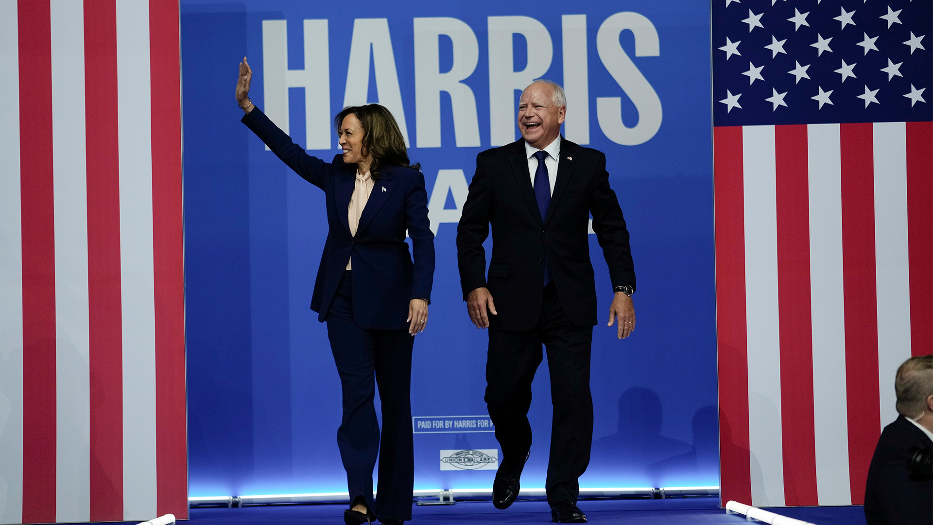 Democrats launch first ad blitz for Harris, Walz ticket – The Hill