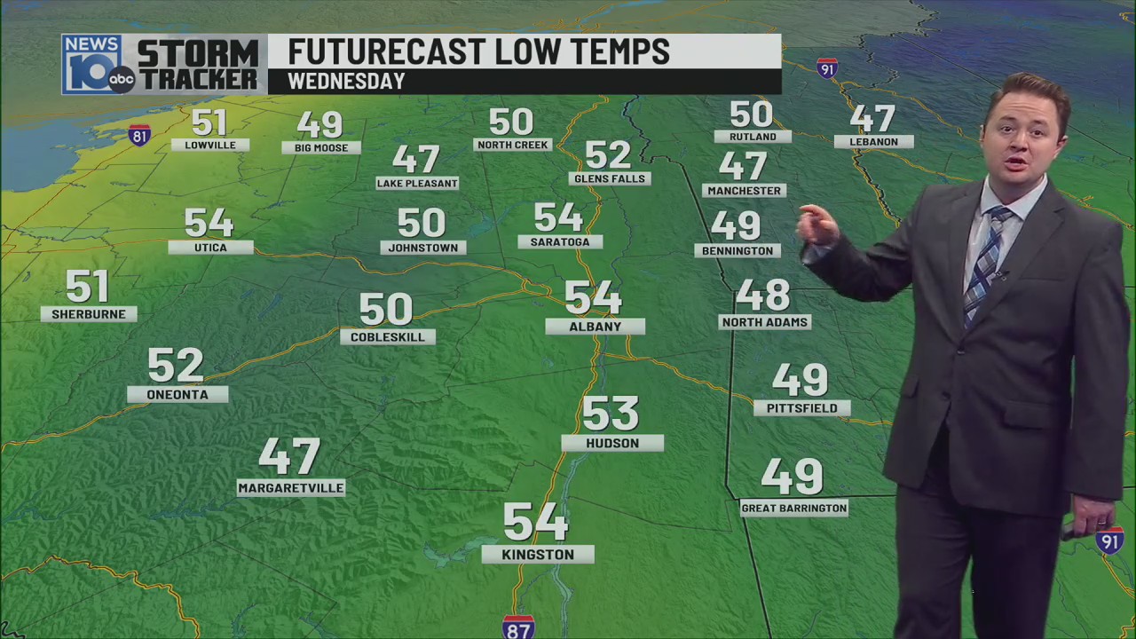 Morning forecast with Meteorologist Matt Mackie – NEWS10 ABC