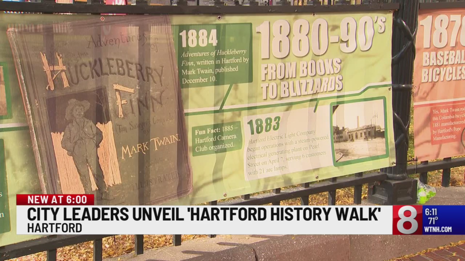 City leaders unveil Hartford History Walk – WTNH.com