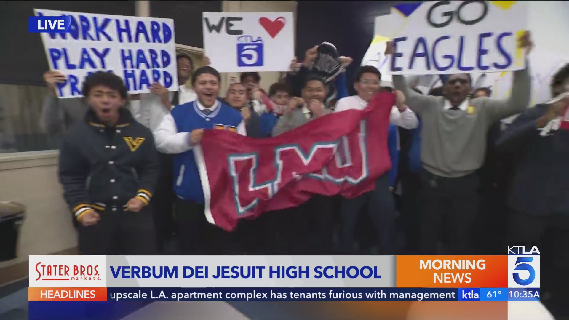 School Spirit Spotlight: Verbum Dei Jesuit High School – KTLA