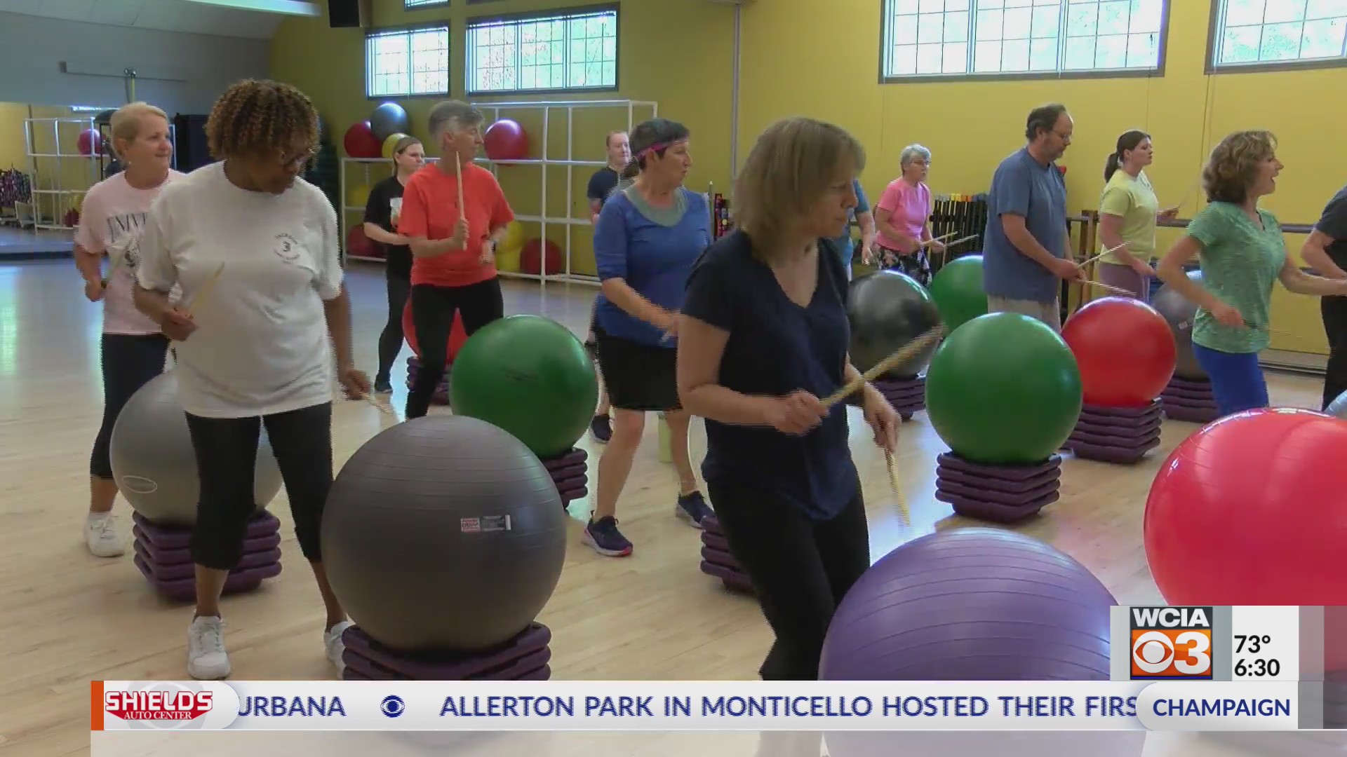 Urbana rec center debuts new workout program: cardio drumming – WCIA.com