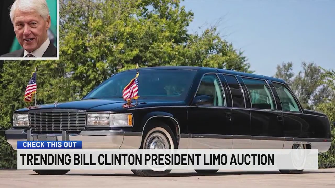 Trending Bill Clinton President limo auction – NEWS10 ABC