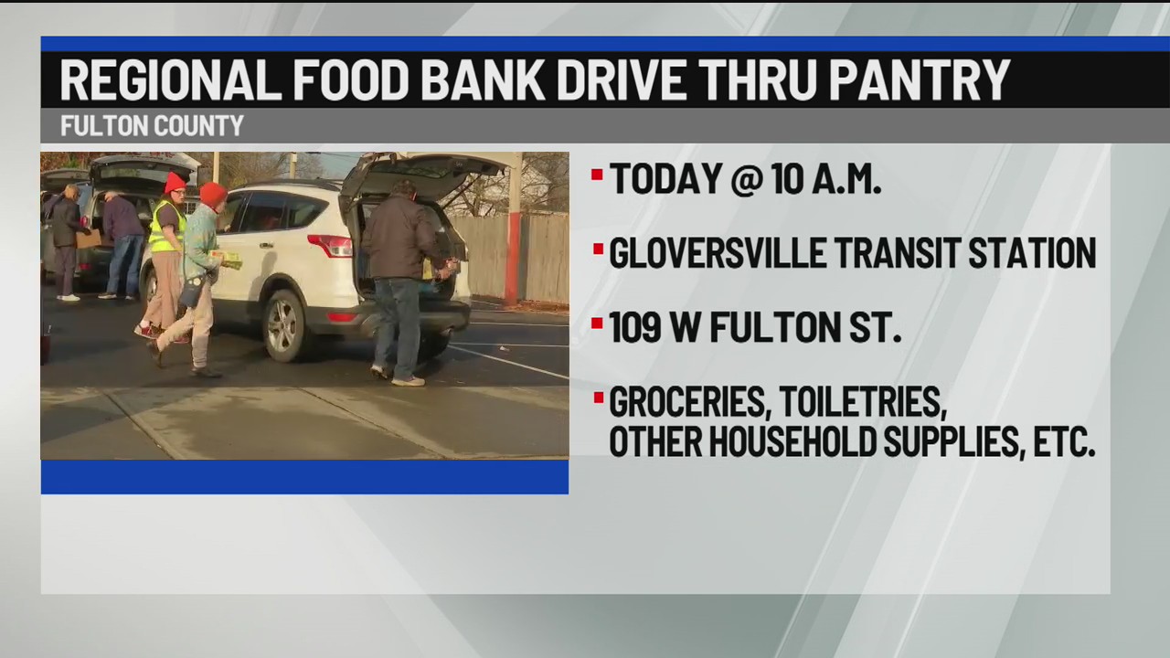 Regional Food Bank drive thru pantry – NEWS10 ABC