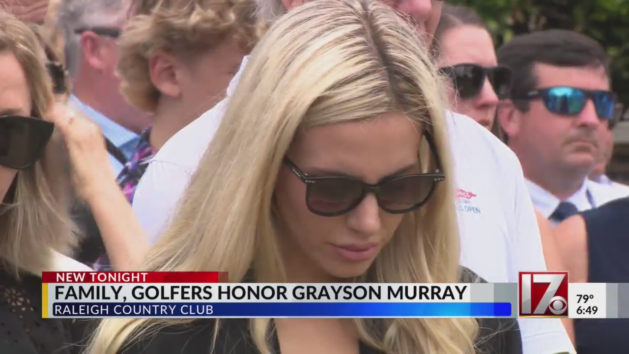 Family, friends, golfers honor Raleigh’s Grayson Murray – Queen City News