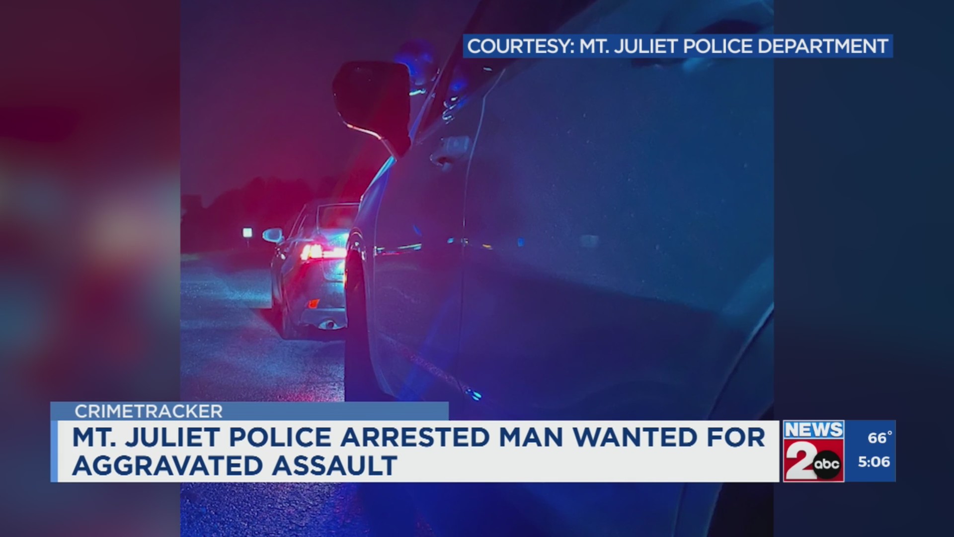 Mt. Juliet police arrest man wanted for aggravated assault – WKRN News 2