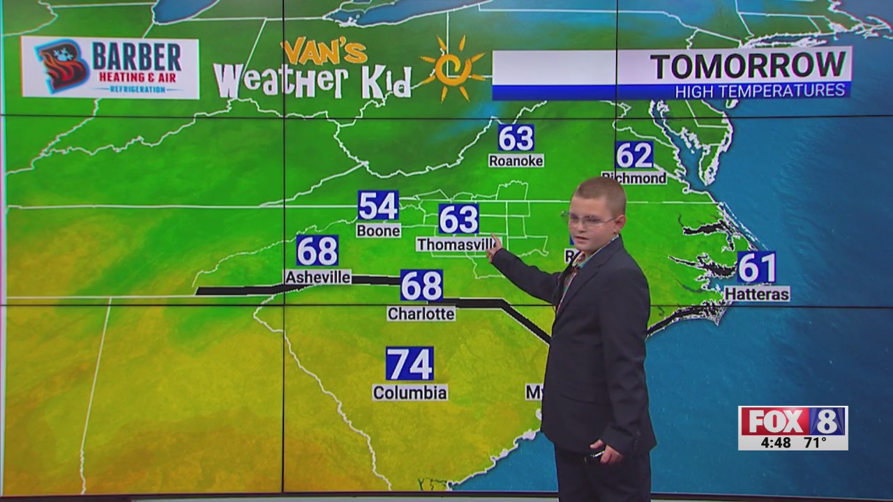 Van’s Weather Kid: Danny Johnson, Jr. – FOX8 WGHP