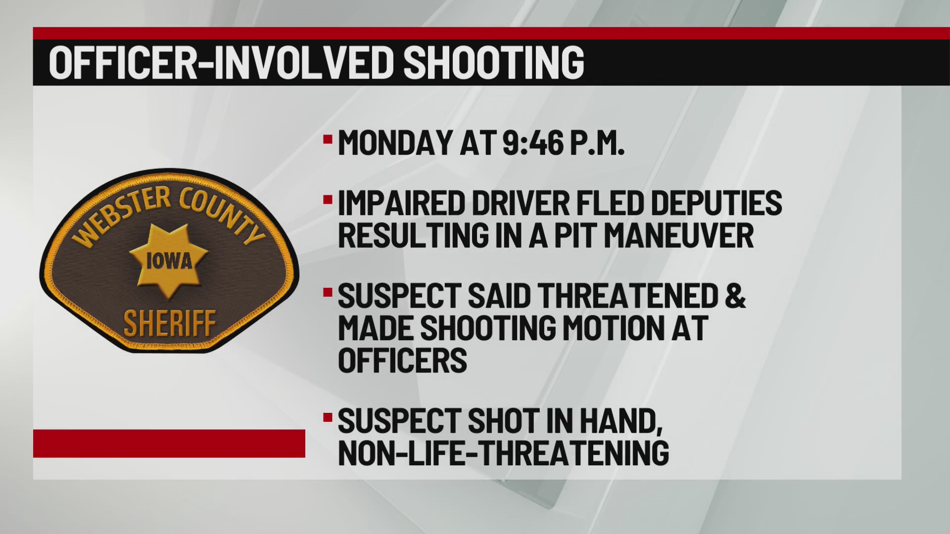 Officer-involved shooting in Webster County following chase – who13.com