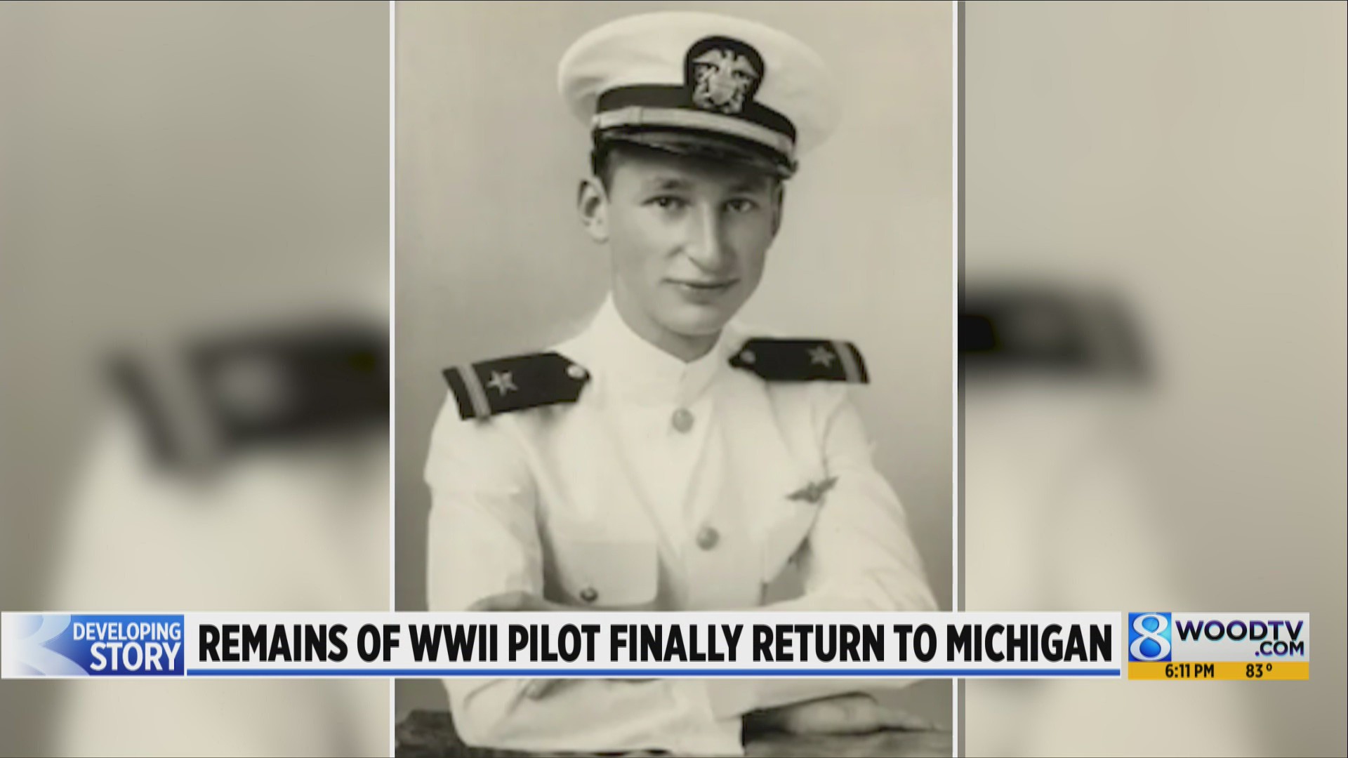 Remains of WWII pilot finally return to Michigan for burial – WOODTV.com