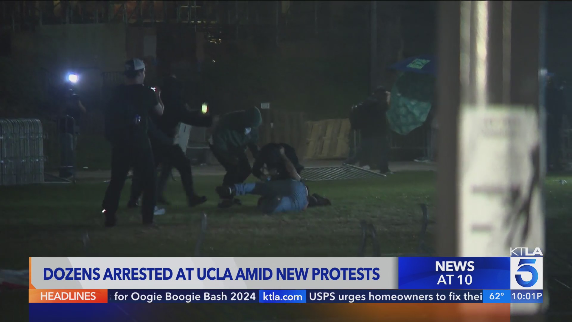 Dozens arrested at UCLA amid new protests – KTLA
