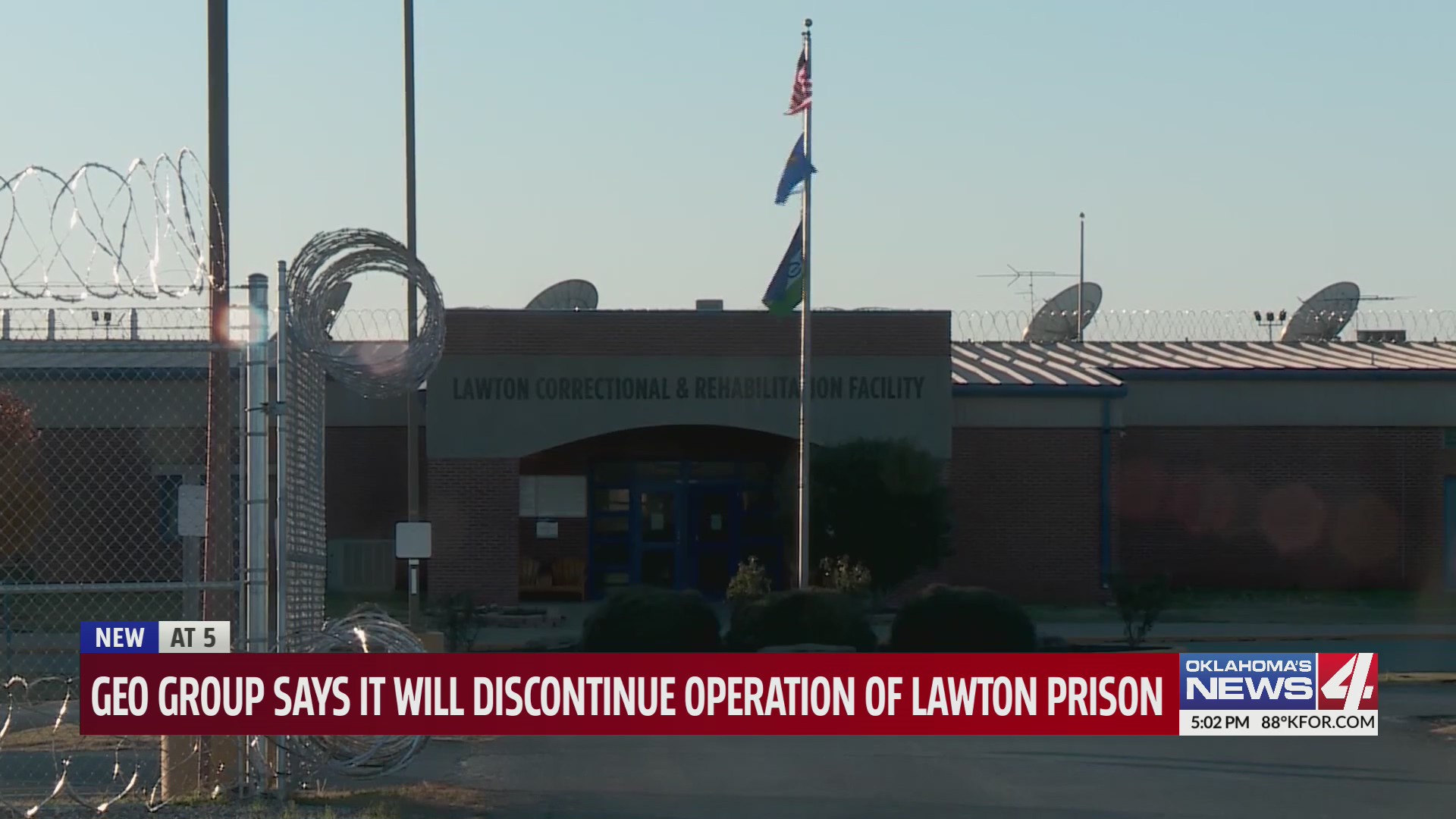 GEO group says it will discontinue operation of lawton prison – KFOR ...