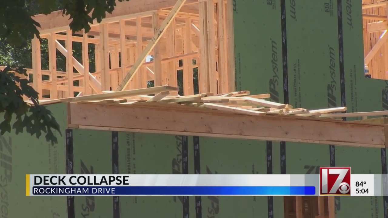 5 people hurt after deck collapses at Raleigh construction site ...