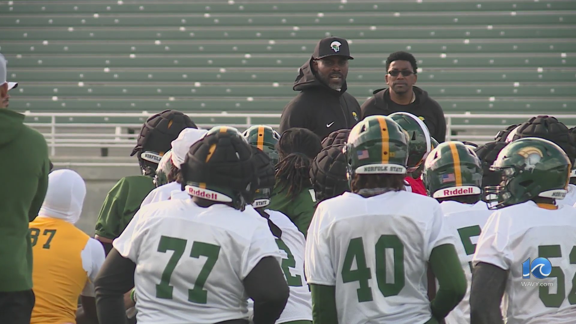 NSU begins spring practice with Vick as new coach – WAVY.com