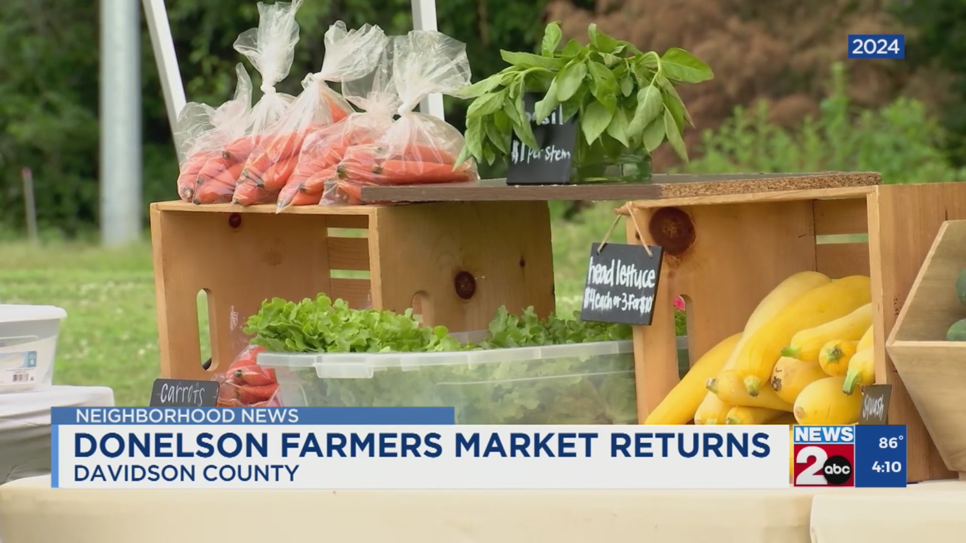 Donelson Farmers Market returns – WKRN News 2