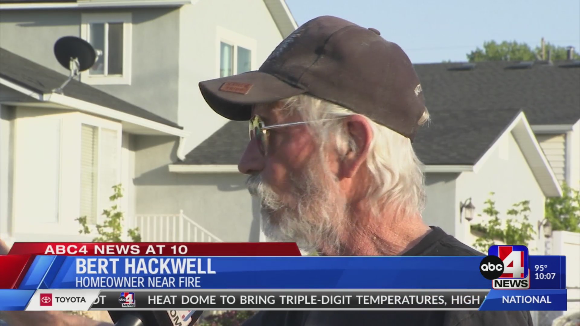 Wind-fueled fire in Magna burns three backyards – ABC4 Utah