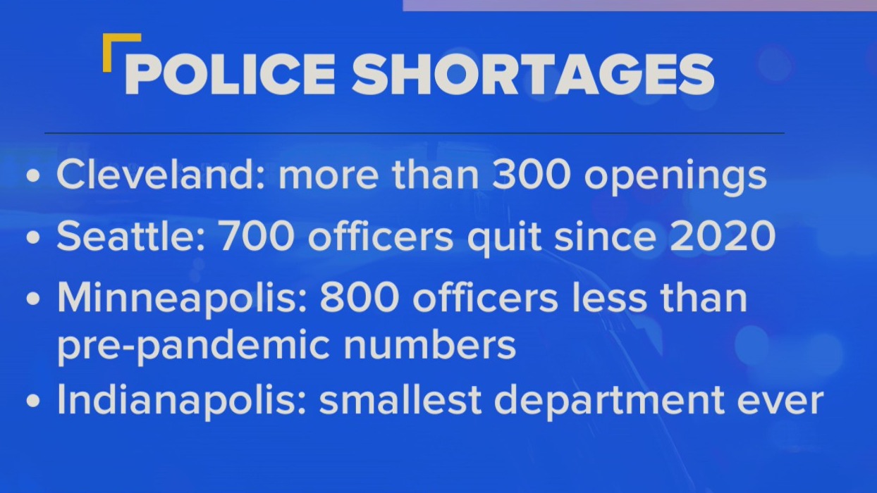 Police departments face critical officer shortage | NewsNation Now ...