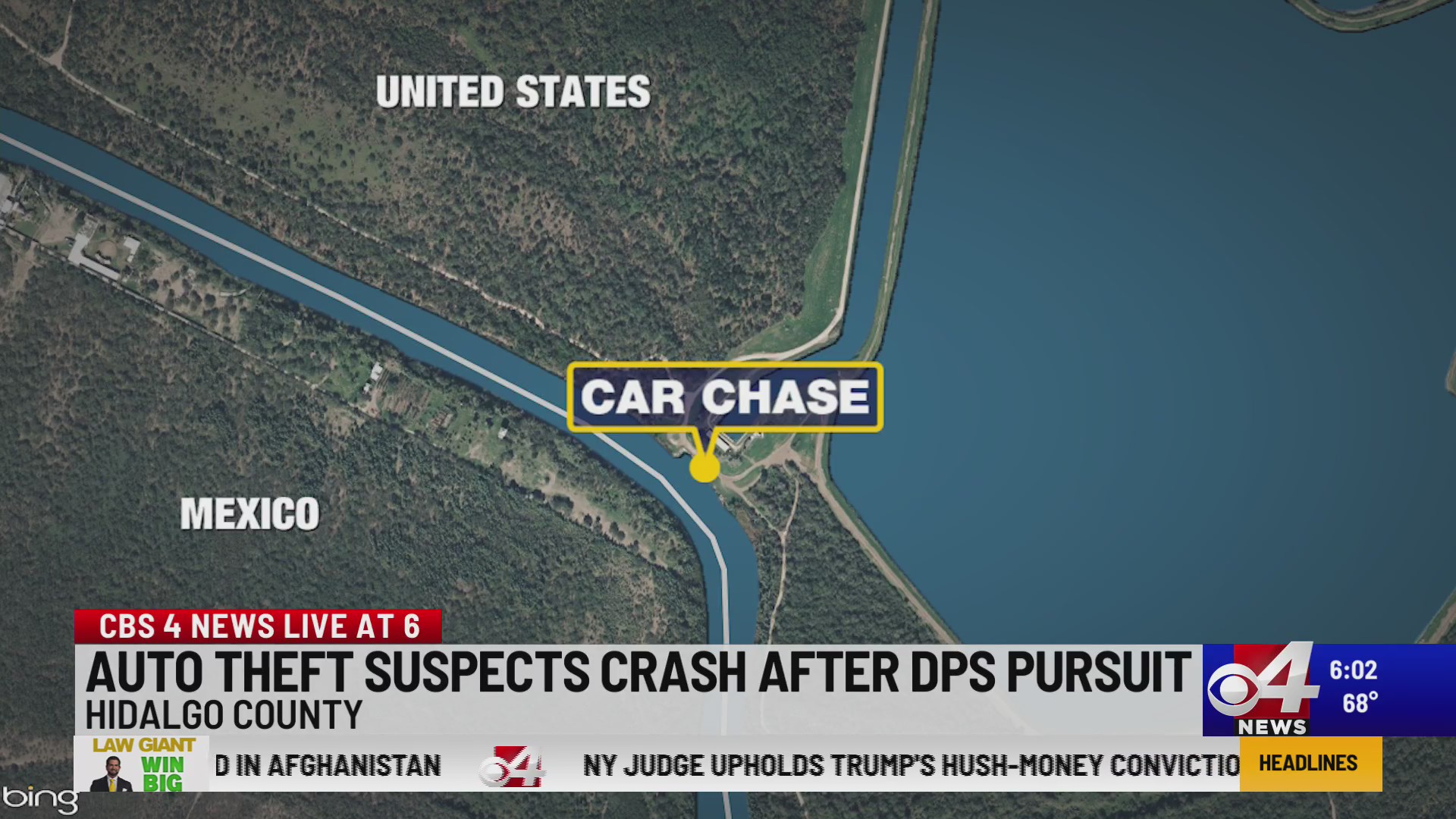 DPS chase with stolen vehicle ends in crash near Hidalgo – KVEO-TV