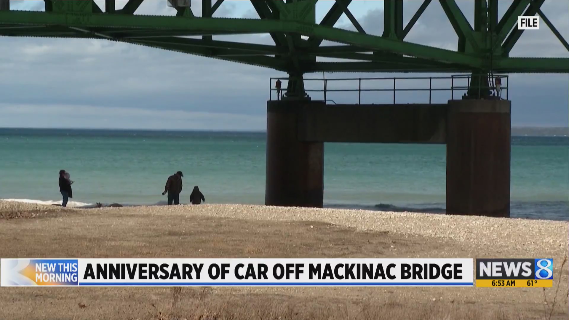 Wicked winds? No, a car was never blown off the Mackinac Bridge ...