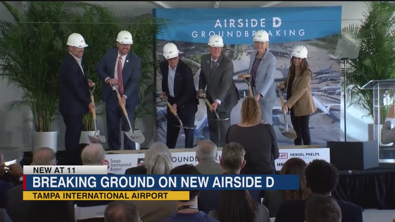 Tampa International Airport breaks ground on new airside, its largest ...