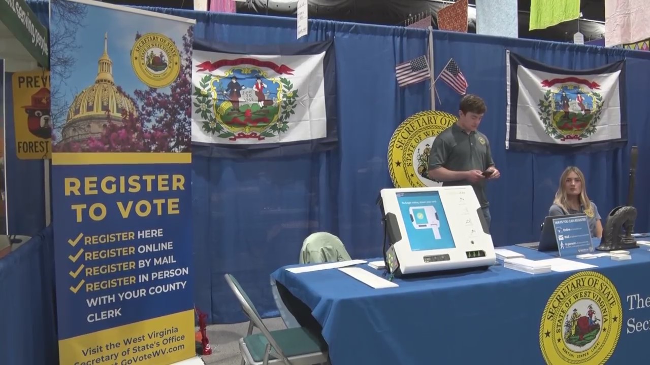 WV Secretary of State’s office registers voters at the State Fair of ...