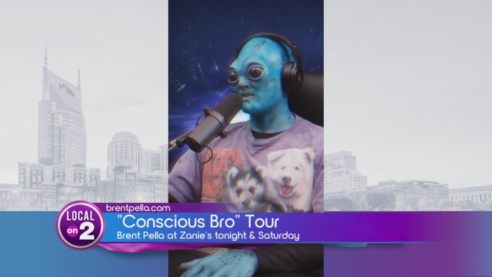 Brent Pella: “Conscious Bro” Tour – WKRN News 2