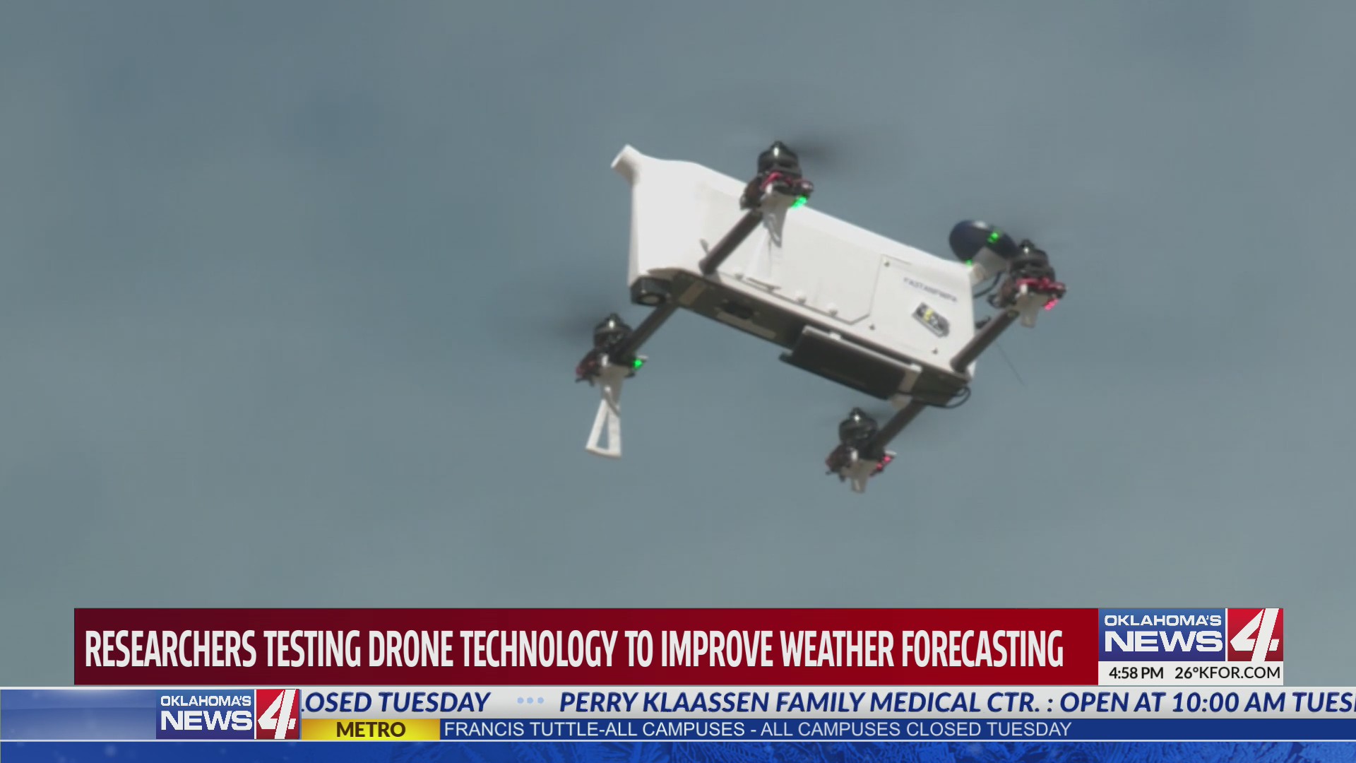 Researchers testing drone technology to improve weather forecasting ...