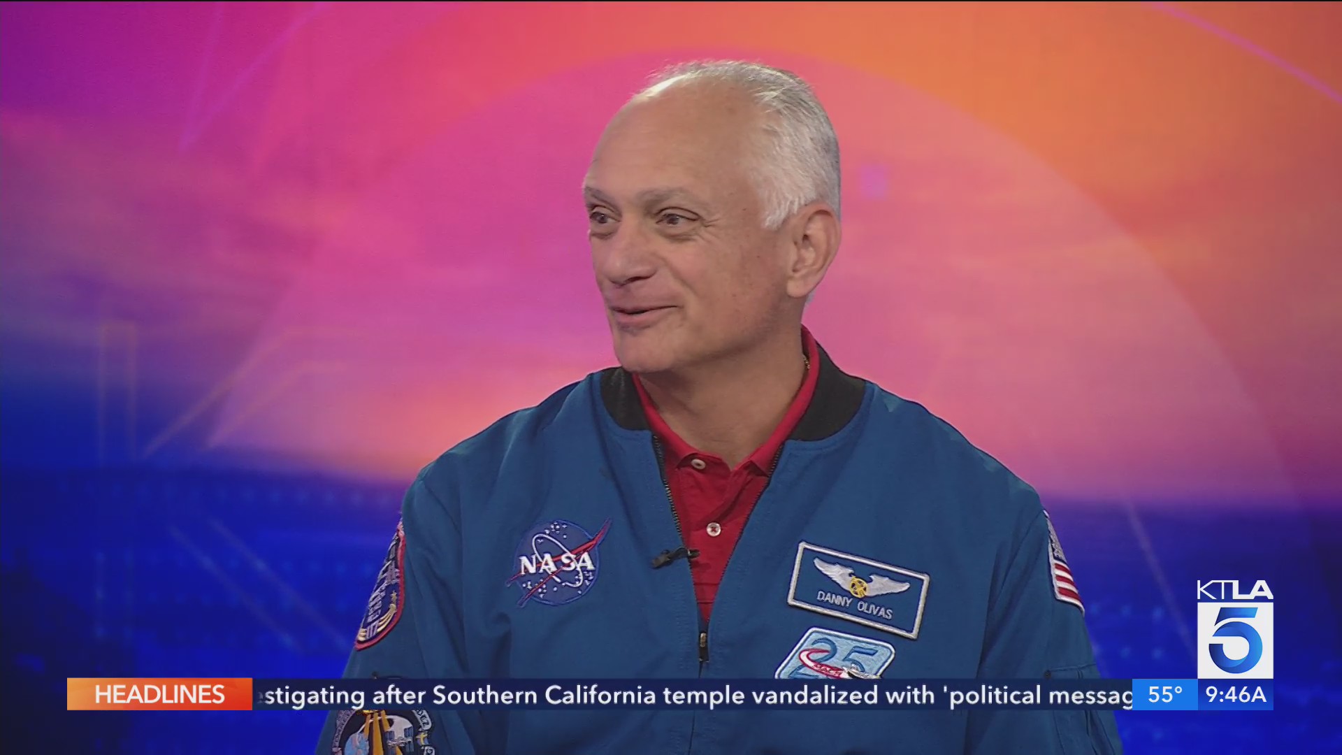 Astronaut Danny Olivas talks about the Intuitive Machine moon landing ...