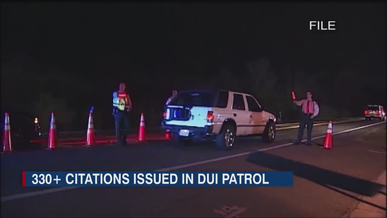 330+ citations issued in DUI patrol over Labor Day Weekend – WFLA
