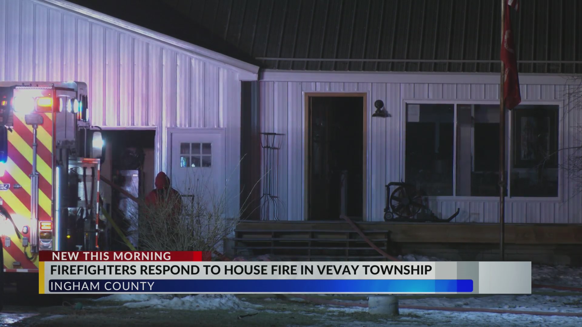 Firefighters resond to house fire in Vevay Township – WLNS 6 News