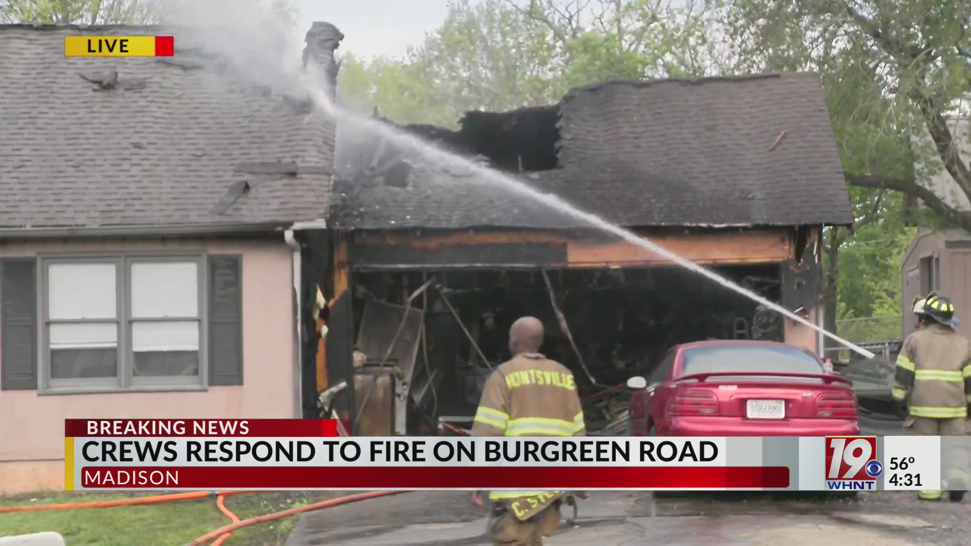 HFR Crews Respond to Fire on Burgreen Road | April 11, 2025 | News 19 ...
