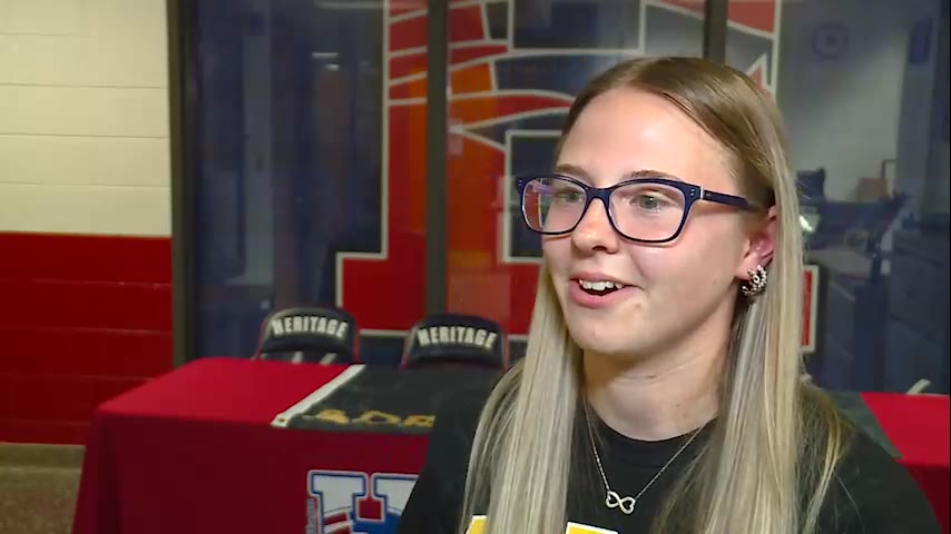 Piper Pierce full interview on signing with Adrian College track and ...