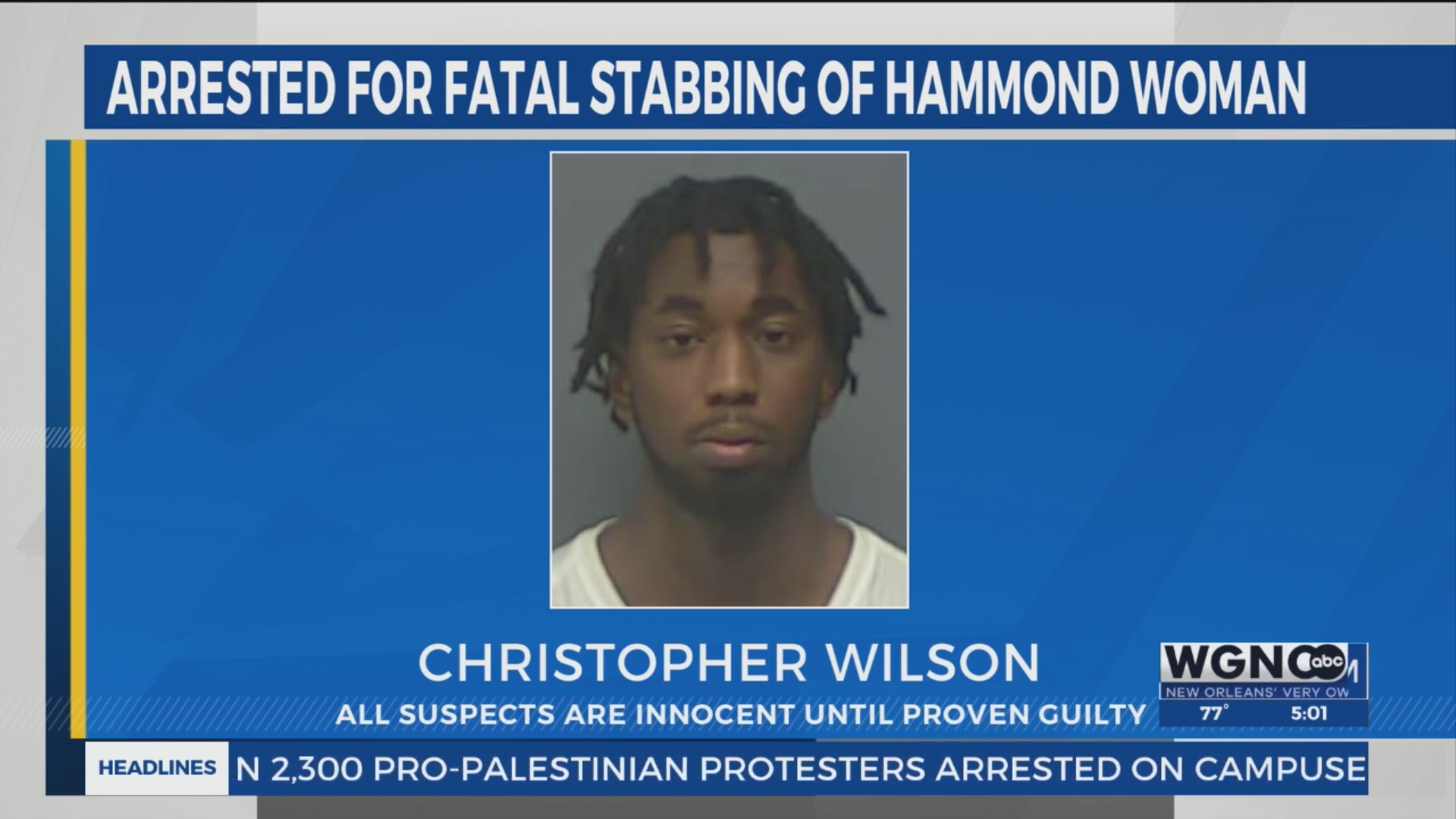 Man arrested in fatal stabbing of mother of 4 in Hammond – WGNO