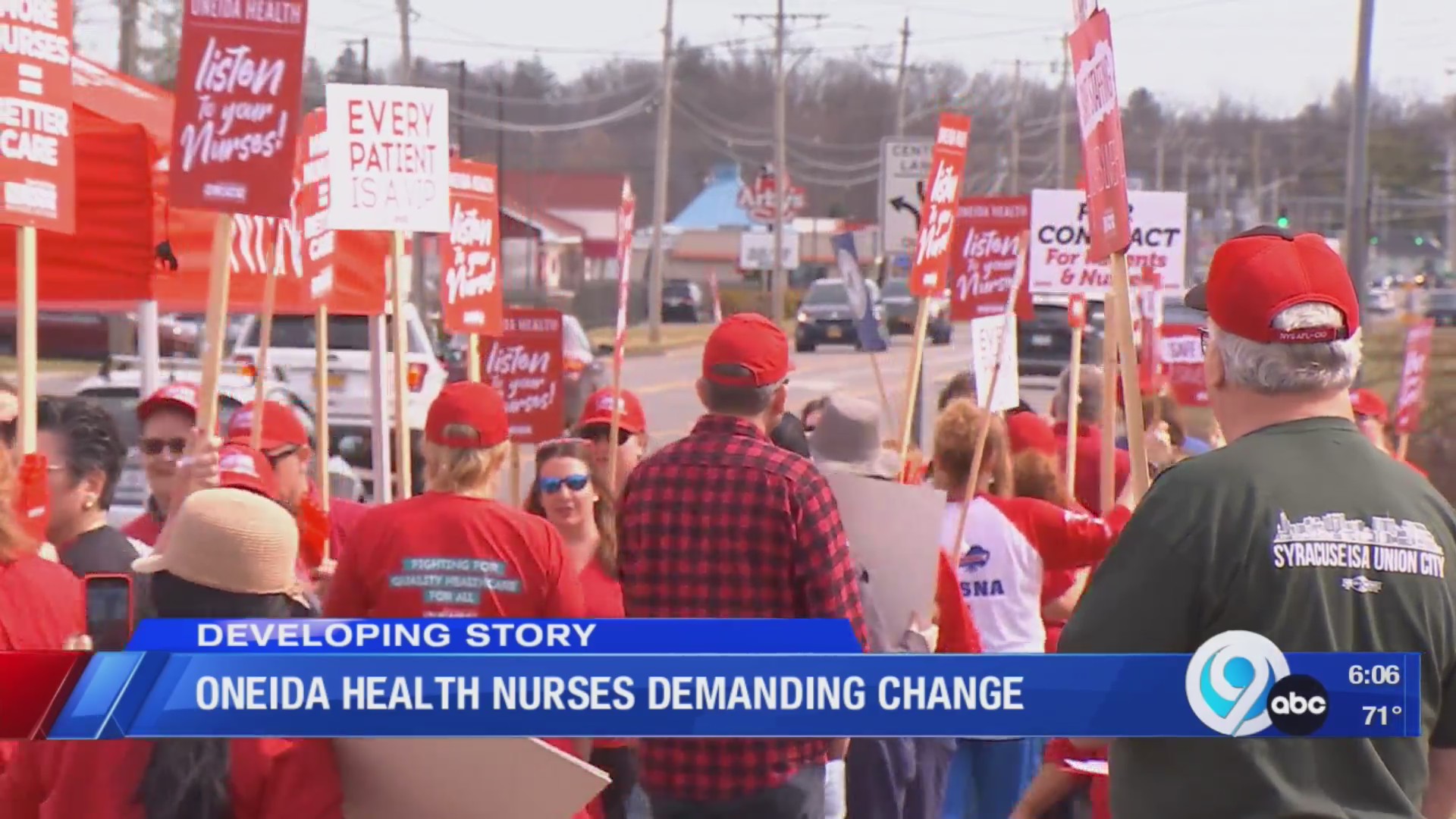 Oneida Health nurses demanding change – WSYR