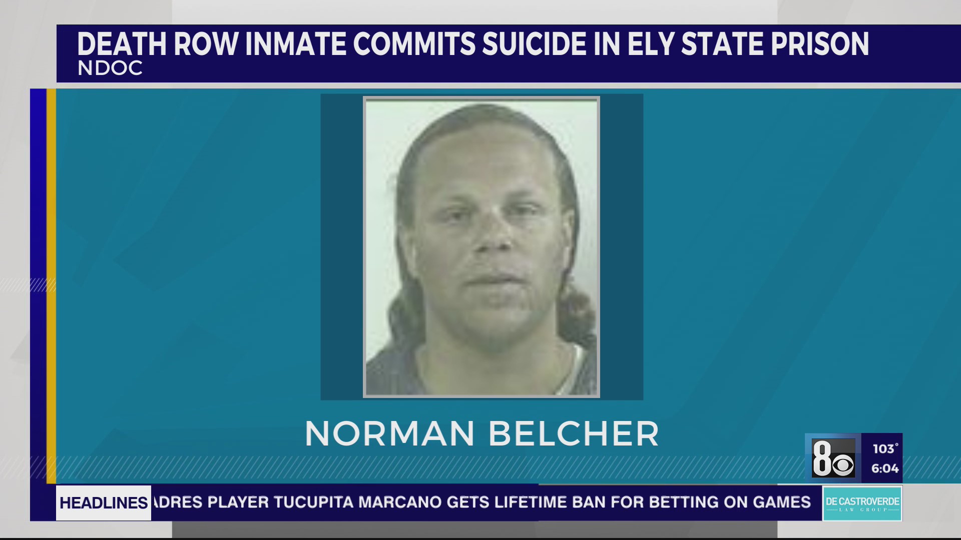Nevada death row inmate commits suicide in Ely State Prison – KLAS