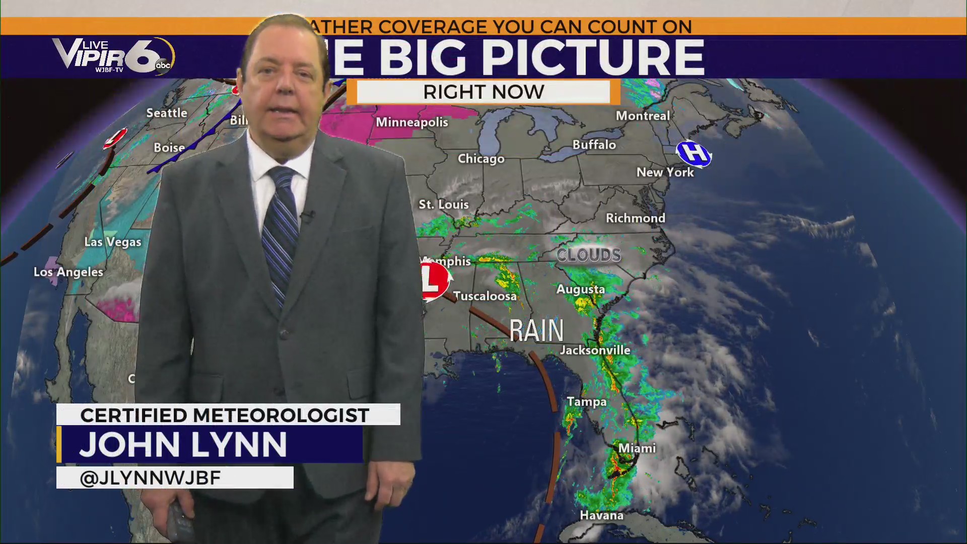 Live VIPIR 6 Forecast Monday, May 12, 2025 – WJBF