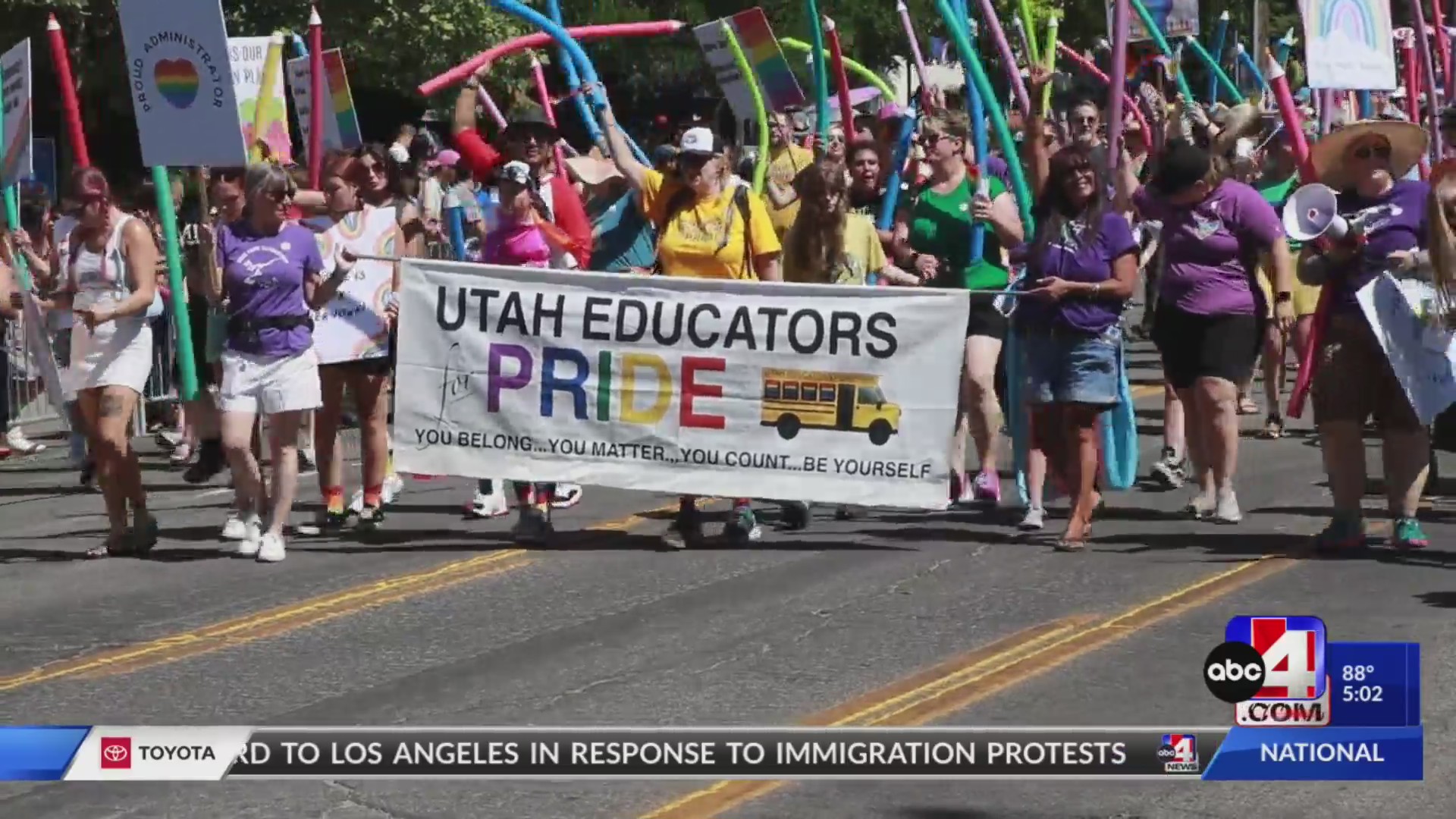 Tens of Thousands attend Utah Pride Parade – ABC4 Utah