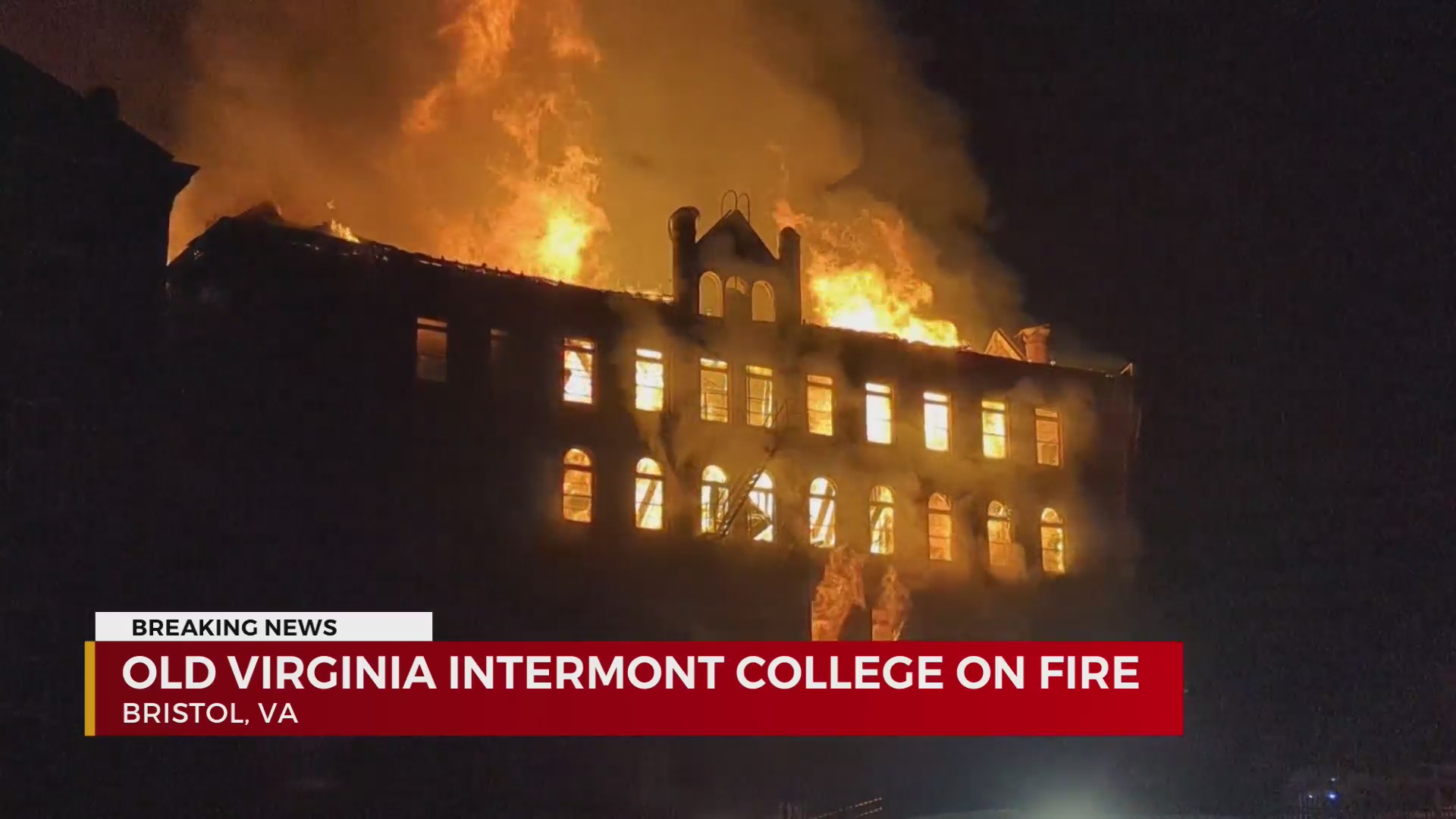 ‘A tragedy for our city’ | Massive fire burns Virginia Intermont campus ...
