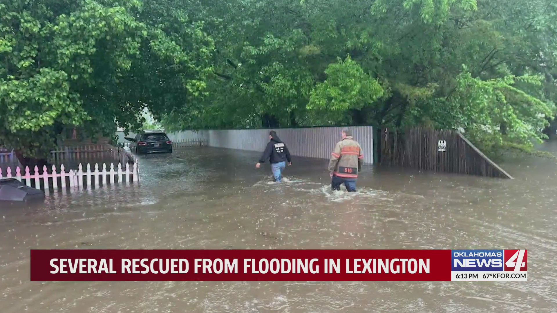 Several rescued from flooding in Lexington – KFOR.com Oklahoma City