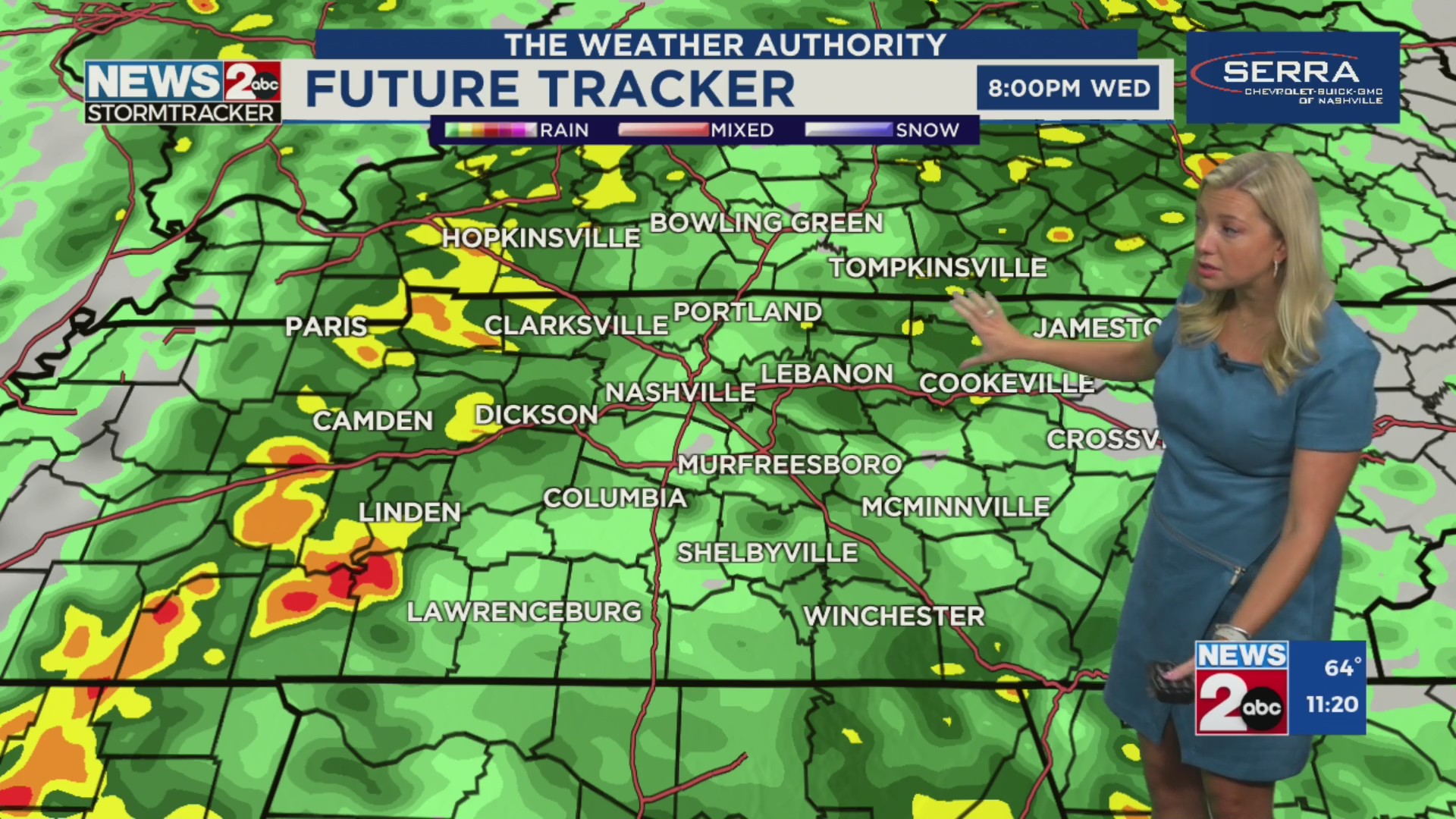 Rain takes over Wednesday – WKRN News 2