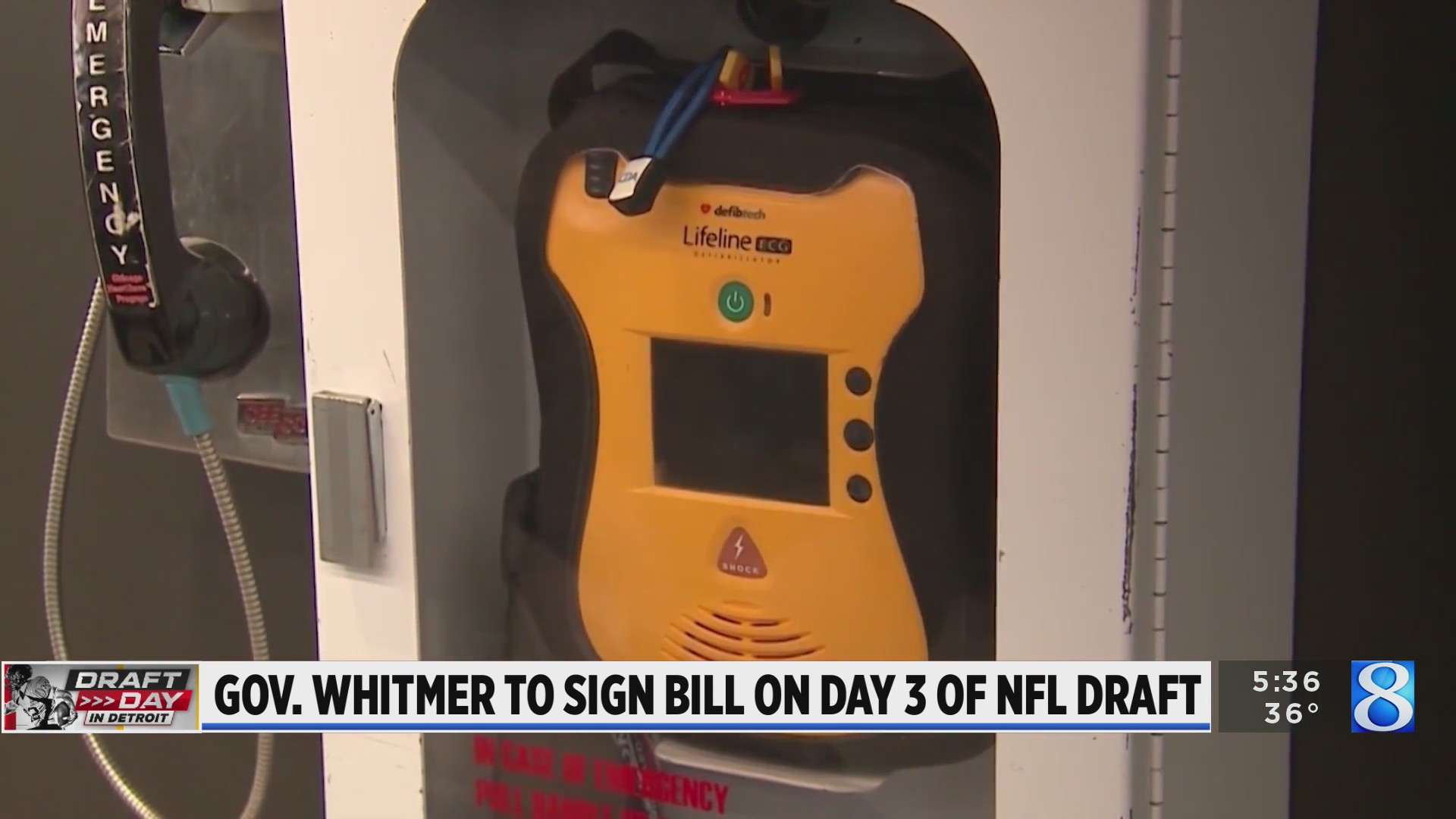 Cardiac emergency response bills to be signed during NFL Draft in ...