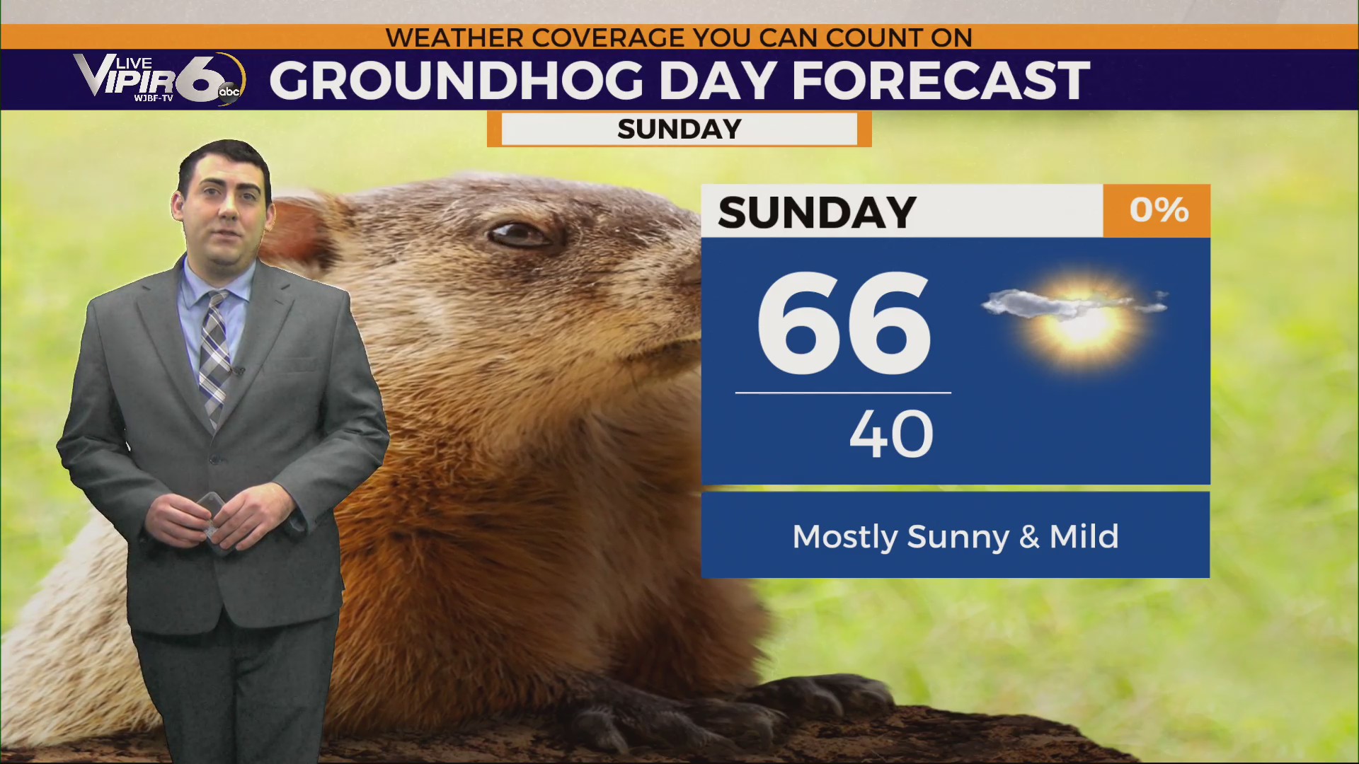 Groundhog Day brings sunny and mild conditions – WJBF