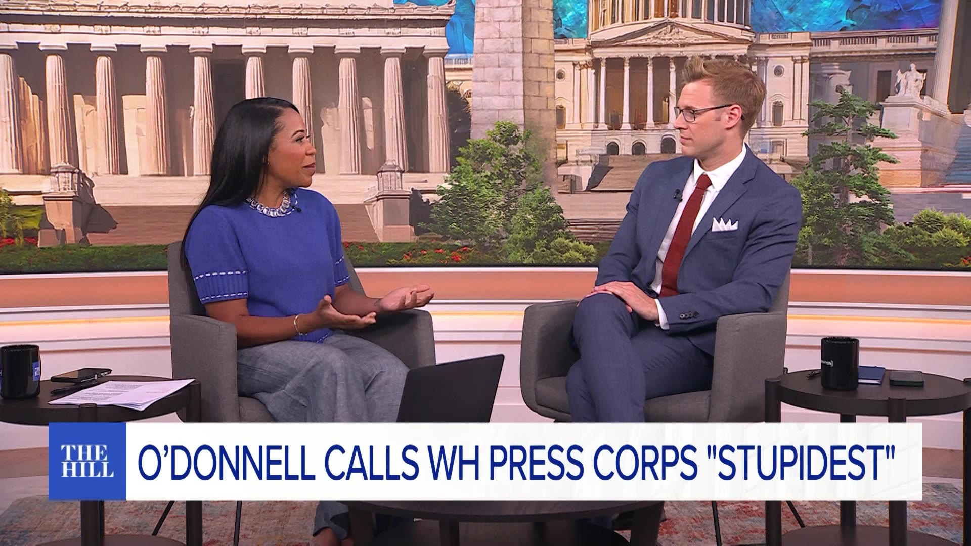 MSNBC host torches White House press corps over Trump coverage | RISING ...