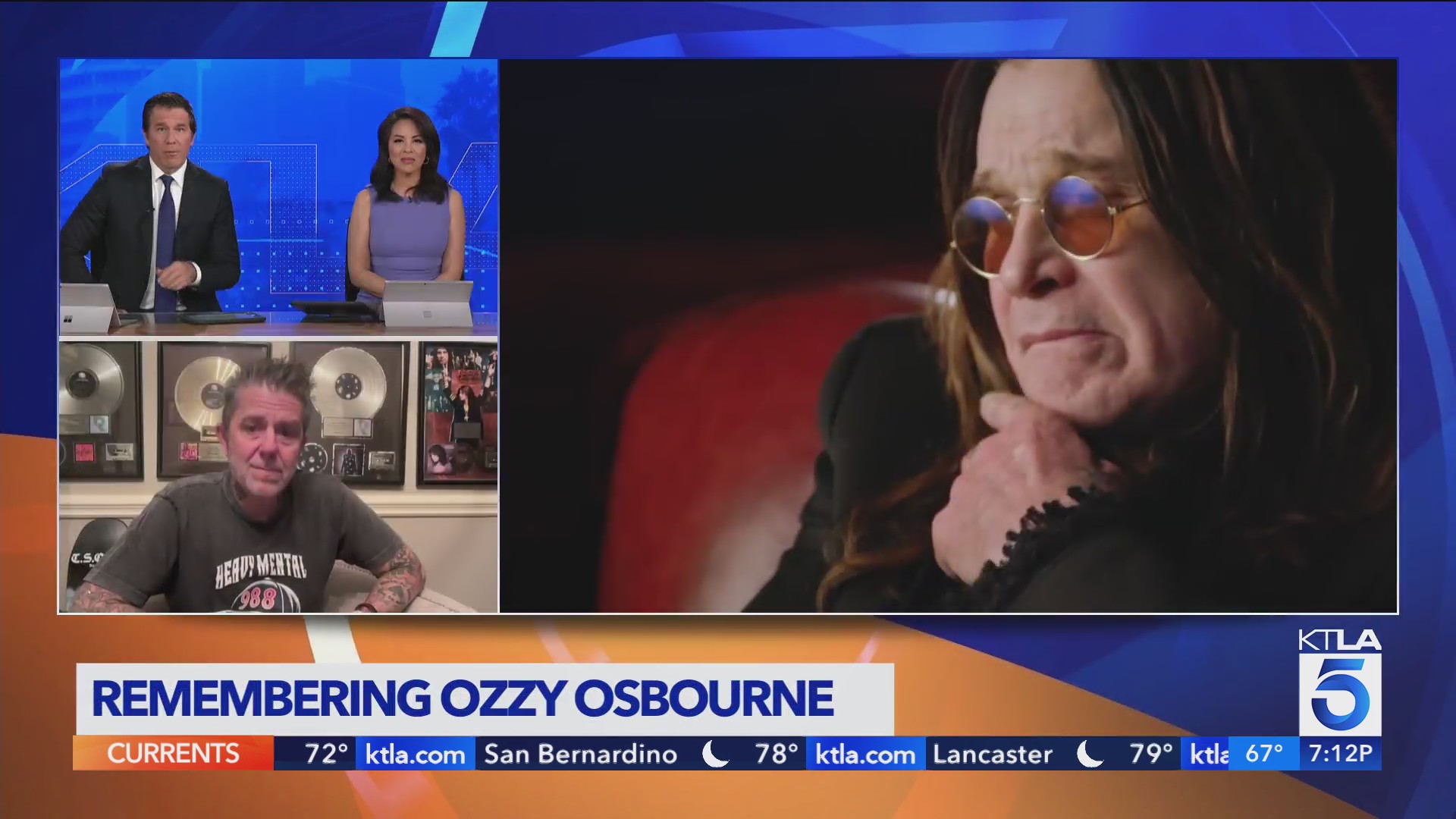 Black Sabbath lead singer and Godfather of Heavy Metal Ozzy Osbourne ...