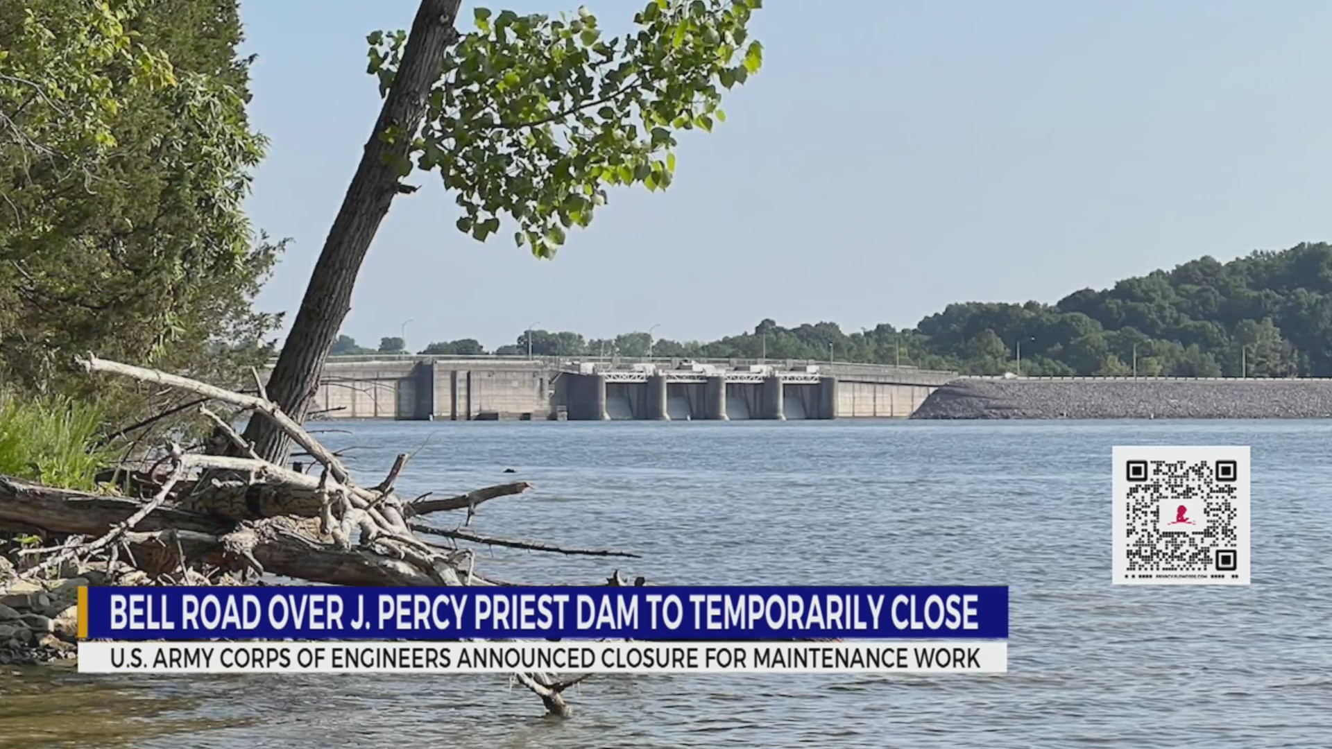 Bell Road over J. Percy Priest Dam to temporarily close – WKRN News 2